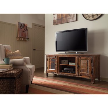 Exclusive weathered brown tv console - Walmart.com