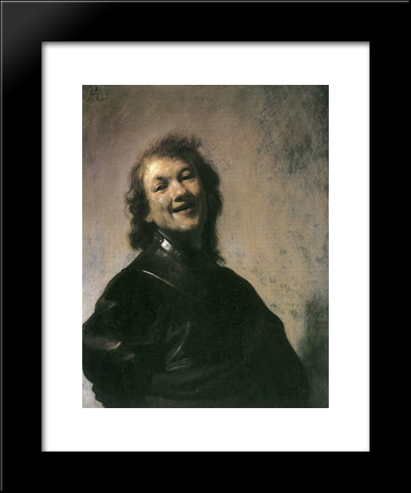 The Young Rembrandt as Democritus the Laughing Philosopher 20x24 Framed ...