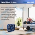 Lasko Cool Colors 20" Energy Efficient Box Fan, 3 Speeds, 22.5" H, Blue ...