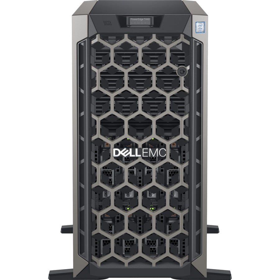 Dell EMC PowerEdge T440 5U Tower Server, 1 x Intel Xeon Silver 4110 2.10 GHz, 16 GB RAM HDD, 120 ...