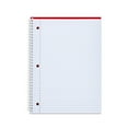 Pen+Gear College Ruled 1-Subject Notebook, 8" x 10.5", Red, 70 Sheets ...