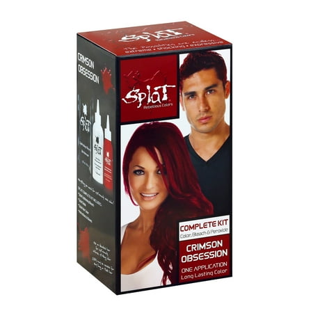 Splat Rebellious Colors Complete Kit Crimson Obsession,Pack of 2 ...