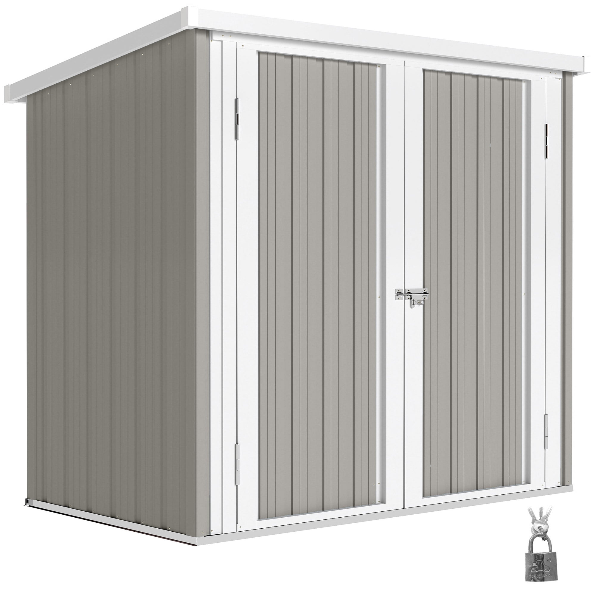Click here for Outsunny 5 X 3 Metal Garden Storage Shed Tool Hous... prices
