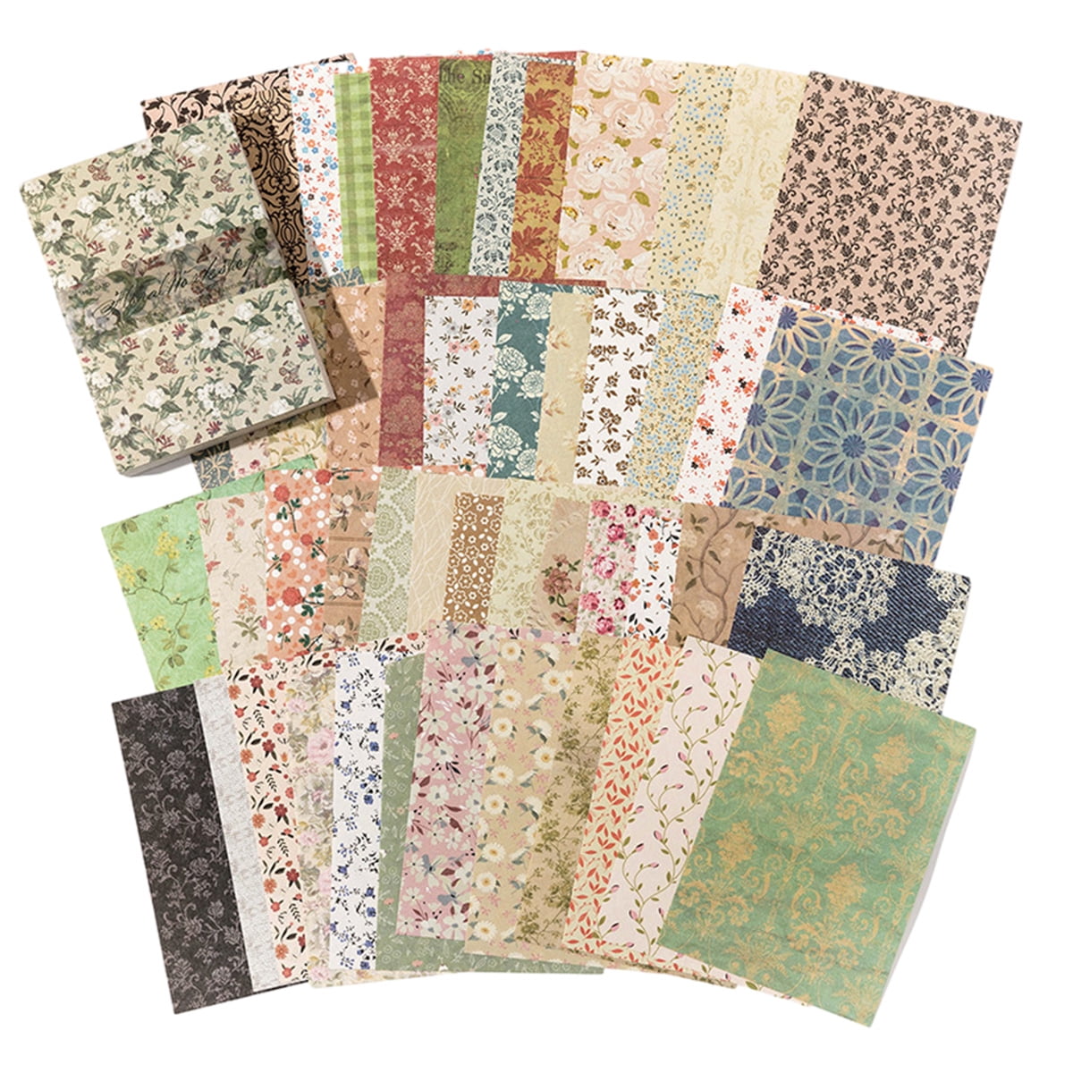 Click here for Zctt 100 Pieces Packed Scrapbook Paper Vintage Scr... prices