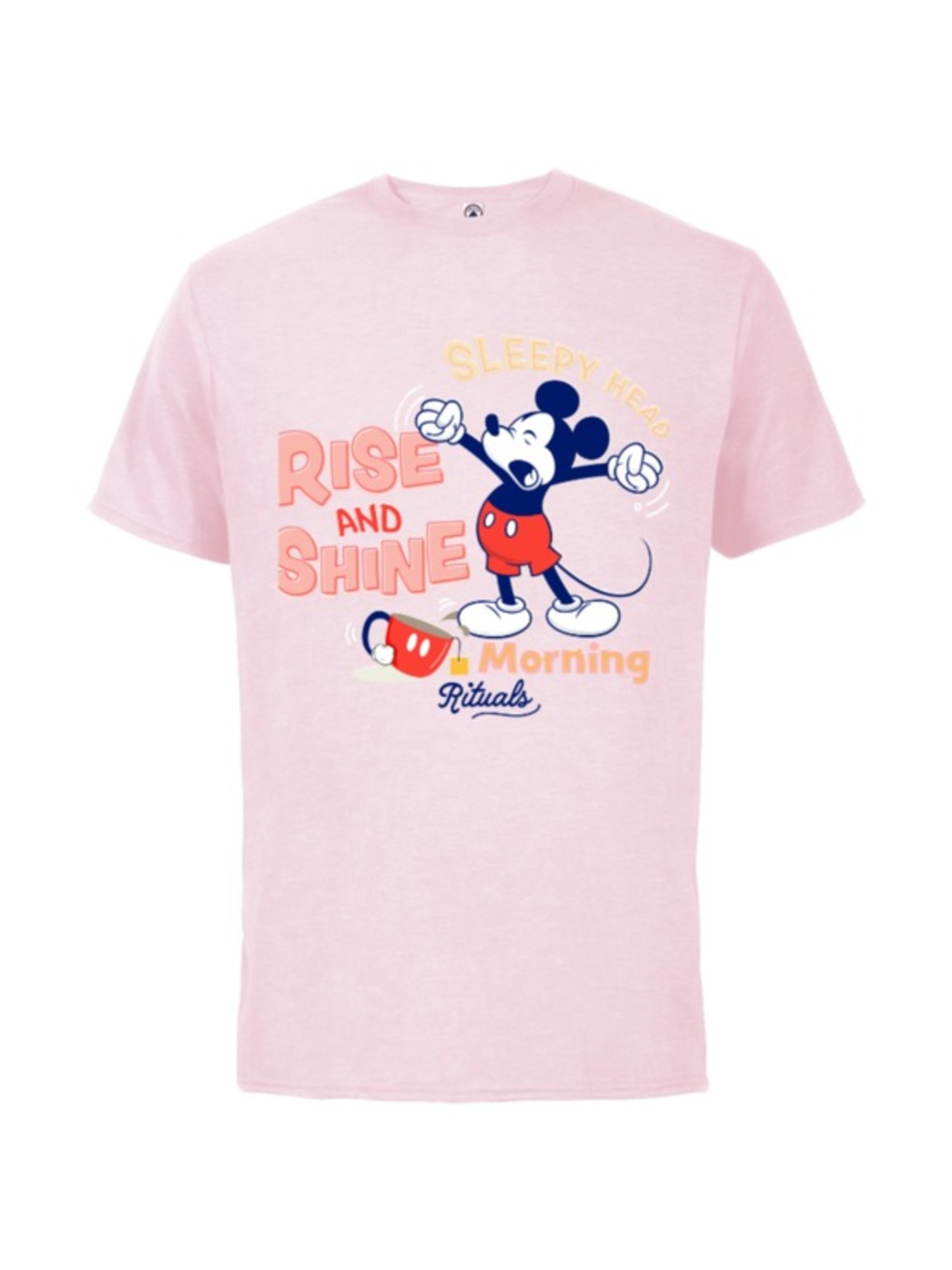 Disney Mickey Mouse Rise and Shine Morning Rituals - Short Sleeve ...