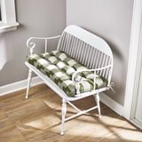 Buffalo Check Indoor Dining Bench Seat Cushions - Olive - Walmart.com