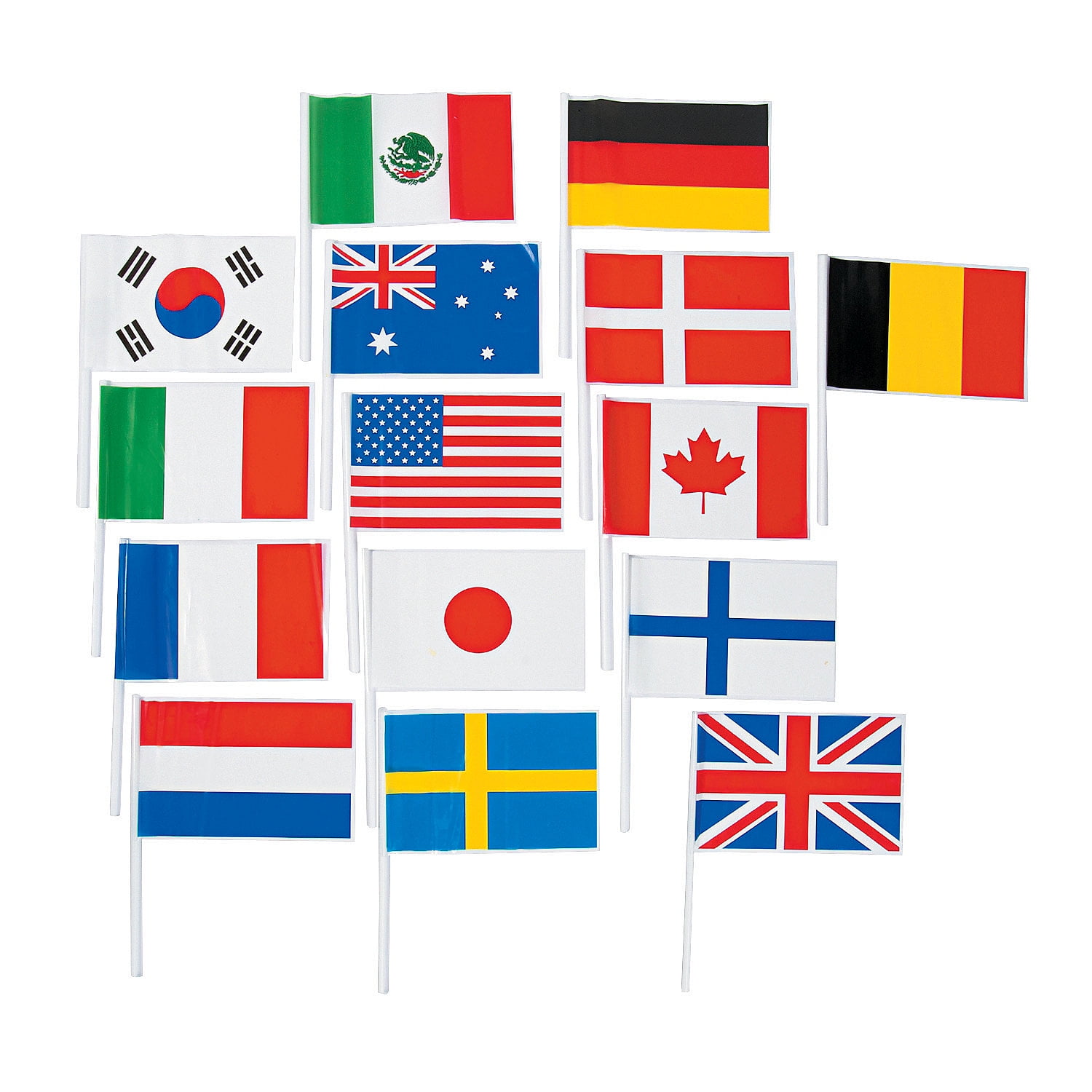 Flags Of All Nations (6"X4")6Dz - Party Decor - 72 Pieces - Walmart.com ...