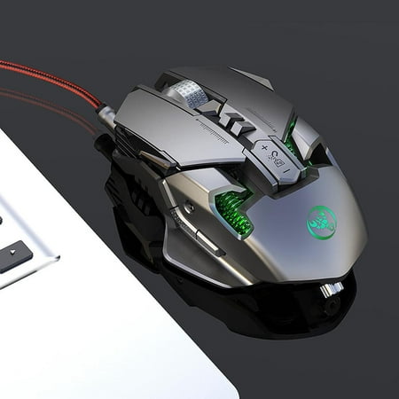 Gaming Mouse , RGB Backlit Gaming Mouse, 7 Buttons, 6400 DPI Adjustable ...