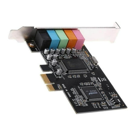 PCIE Express 5.1ch CMI8738 Audio Sound Card w/Low Profile Bracket ...