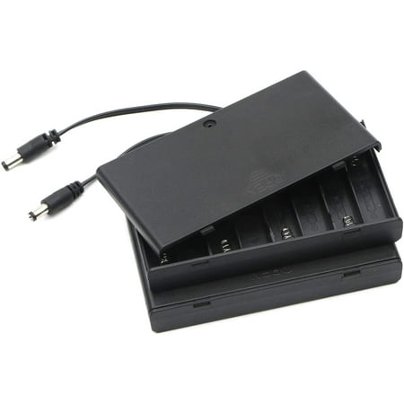8xAA 12V Battery Holder 8AA 8x1.5V Battery Case with Cover ON/Off ...