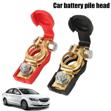 Battery Terminals Car Battery Cable Terminal Clamps Connectors Negative ...