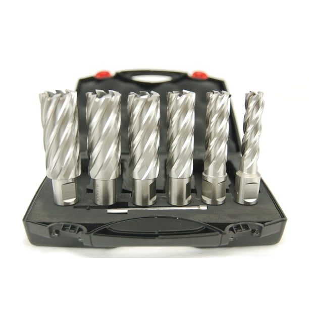 2" Annular Cutter Broach Bit Set of 6 for 3/4" Weldon Magnetic Drill ...