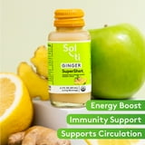 SOL TI Ginger SuperShot 2.1 fl oz Wellness Boost with Ginger and Lemon ...