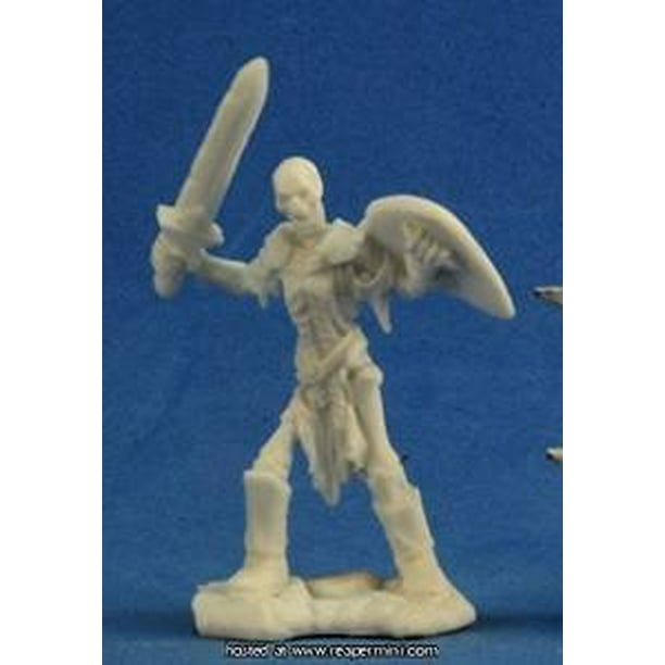Reaper Miniatures REM77240 Bones Skeleton Guardian with Swords ...