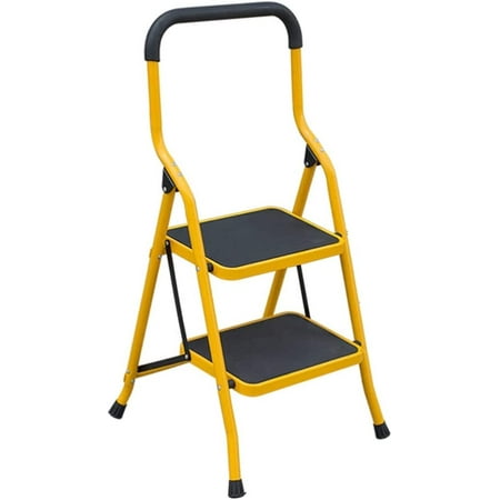 Step ladders Foldable 2 Step Ladder Folding Metal Step Ladder with ...