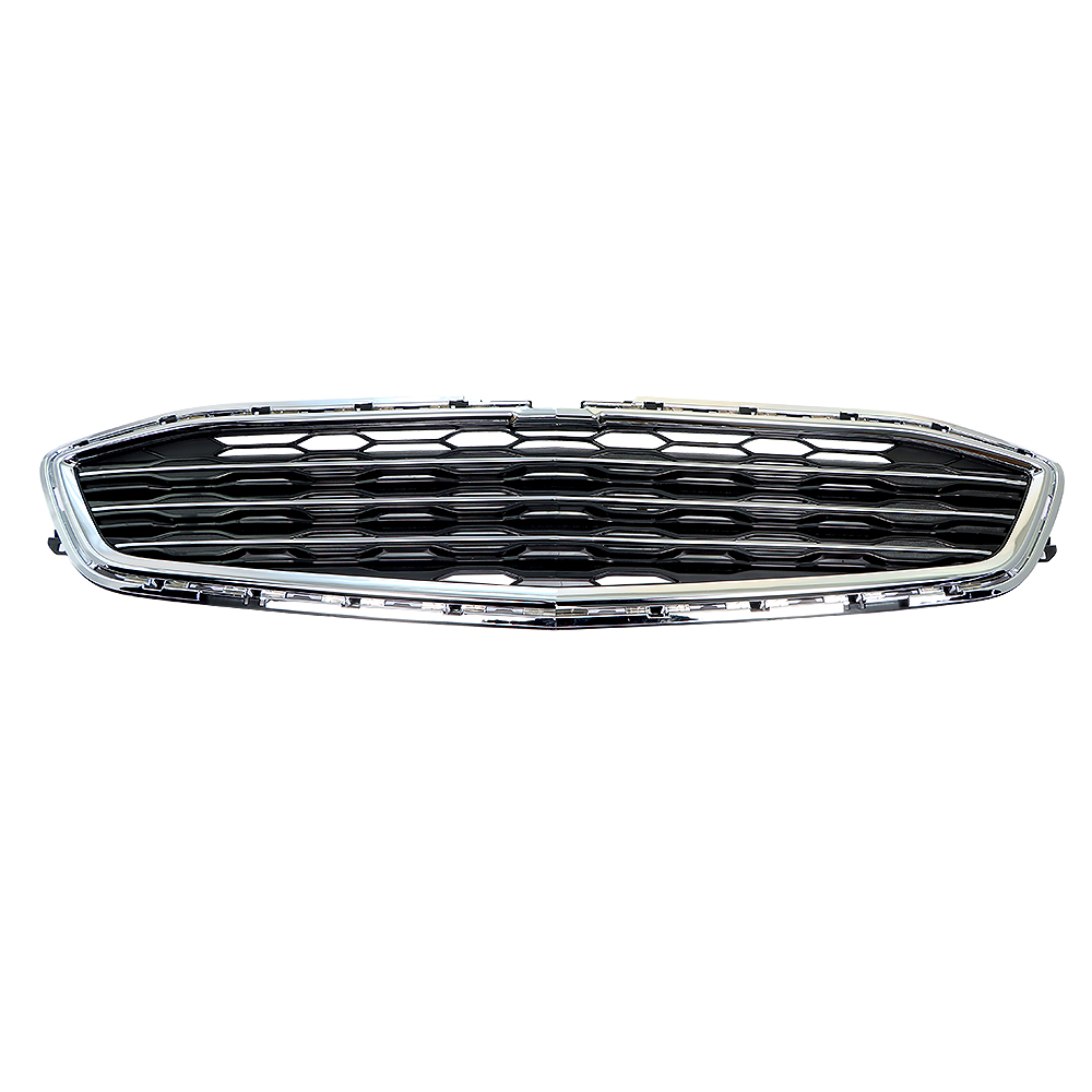 LABLT Front Bumper Center Grille Honeycomb Black Plastic W/O License ...
