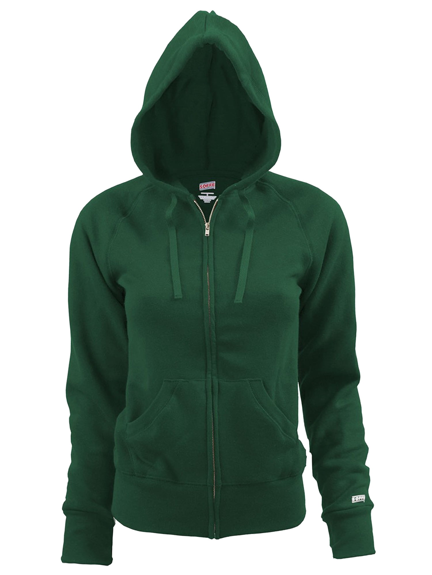 Soffe Girl's Long Sleeve Rugby Zip Hoodie - Walmart.com