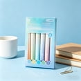 Fluorescent Highlighter Marking Pen Soft Tip Large Capacity Dual Color ...