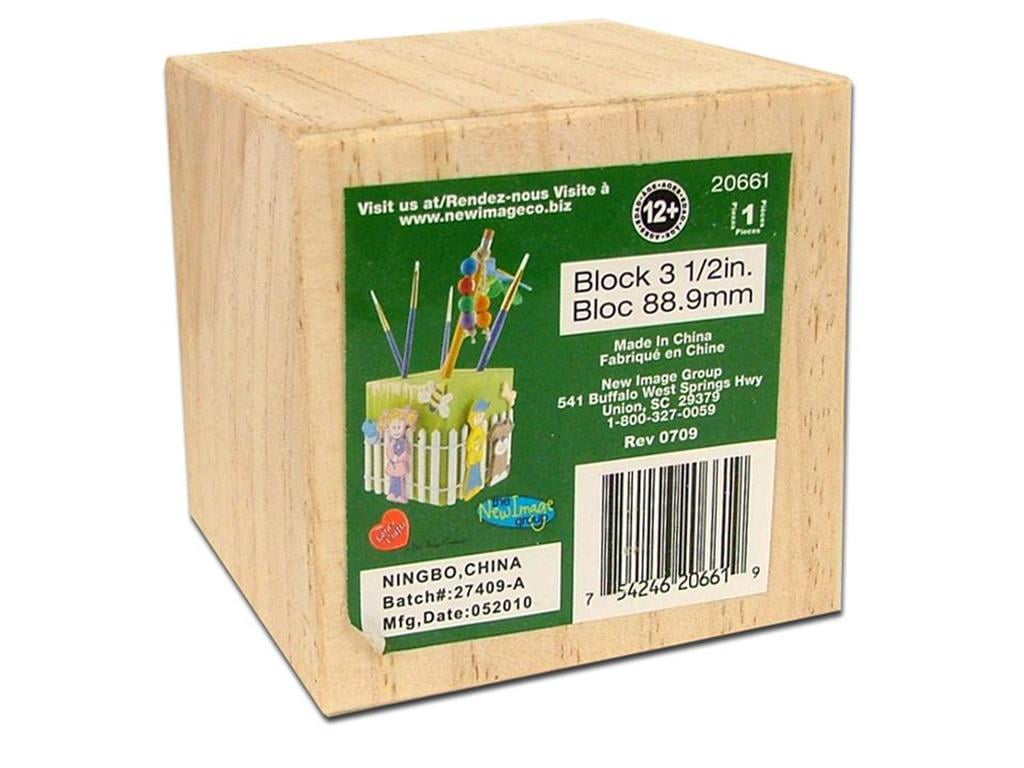 Lara's Wood Bulk Block 3.5" 3pc - Walmart.com