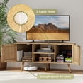 Corner TV Stand for 55 inch TV, Corner Entertainment Center with ...