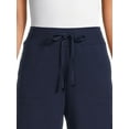 Athletic Works Women's French Terry Cloth Bermuda Shorts, Sizes XS-3XL ...