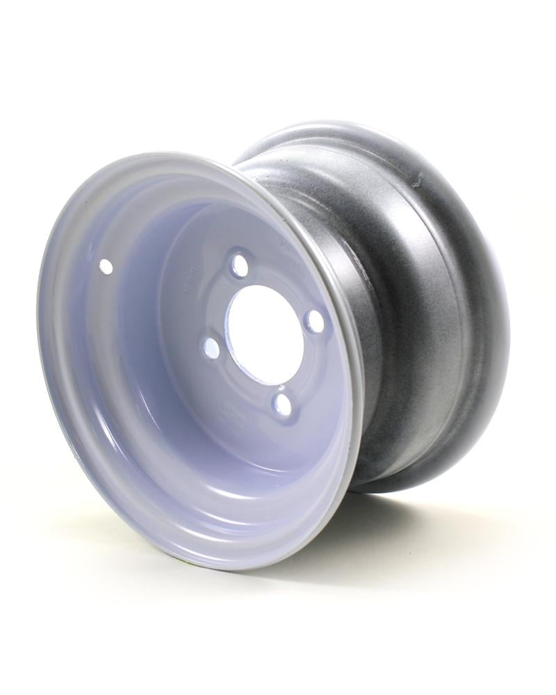 10X6 4-Lug on 4" White Bell Wheel - Walmart.com