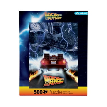 Back to the Future 2 Movie, 500-Piece Jigsaw Puzzle in Plastic Retro Blockbuster VHS Video Case ...