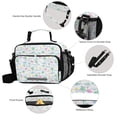 ALAZA Flamingo Palm Tree Sun Lunch Box Insulated Cooler Bag Reusable ...