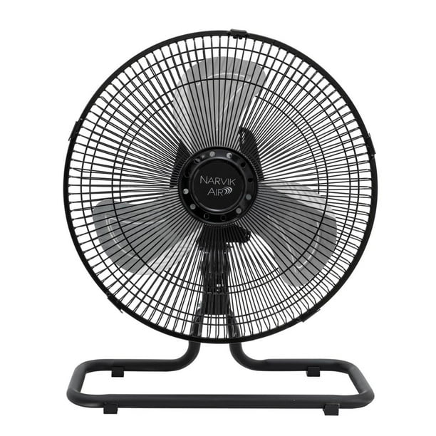 Narvik Ventilador de 12 pulgadas Industrial 2 en 1: Piso y Pared 55W ...
