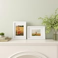 A4 Picture Frame White Covered by Plexiglass Made of Solid Wood ...