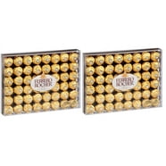 Ferrero Rocher Hazelnut Chocolates Candy Bar, 2 Pack of 48 Count ...