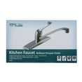 AquaPlumb 1550010 Chrome-Plated 3-Hole Single Handle Kitchen Faucet ...