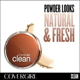 COVERGIRL Clean Pressed Powder, Classic Ivory 110, 0.39 oz, Fresh ...