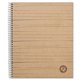 Deluxe Sugarcane Based Notebooks, 1 Subject, Medium/college Rule, Brown ...