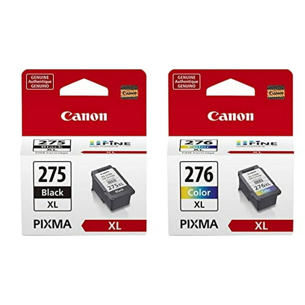 Cartuchos de tinta Canon PG-275 XL en negro y CL-276 XL en color | Bodega Aurrera en línea