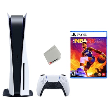 Sony Playstation 5 Disc Version with NBA 2K22 Standard Edition Bundle ...