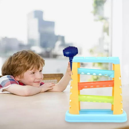 Ball Racer Ramp Set with 4 Balls and Hammer Educional Toys | Walmart Canada