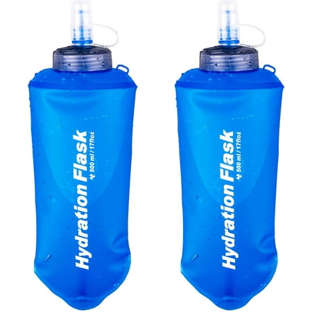 Soft Flask Running Collapsible Water Bottles BPA-Free Running Flask for ...