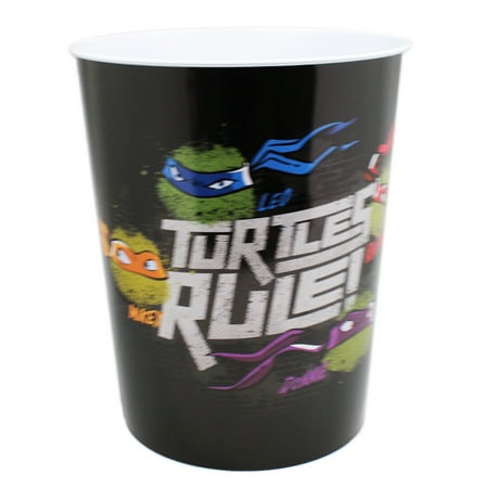Teenage Mutant Ninja Turtles Black Colored Single Room Trash Can ...