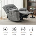 Sfxingyou Large Power Swivel Rocker Recliner with Massage and Heat, USB ...