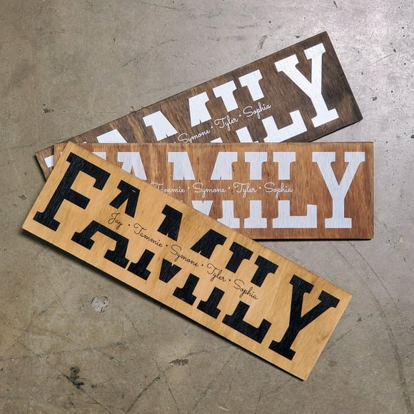 Personalized Rustic Wood Signs