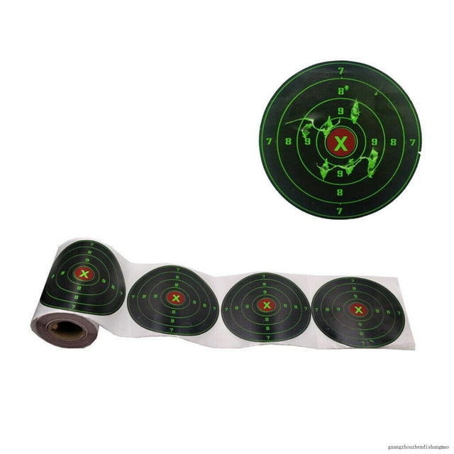 100 Pack 4" Shooting Targets Splatter Shot Gun Rifle Range Paper Target ...