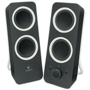 Logitech Z200 Multimedia 2.0 Stereo Speakers, Black - Walmart.com ...