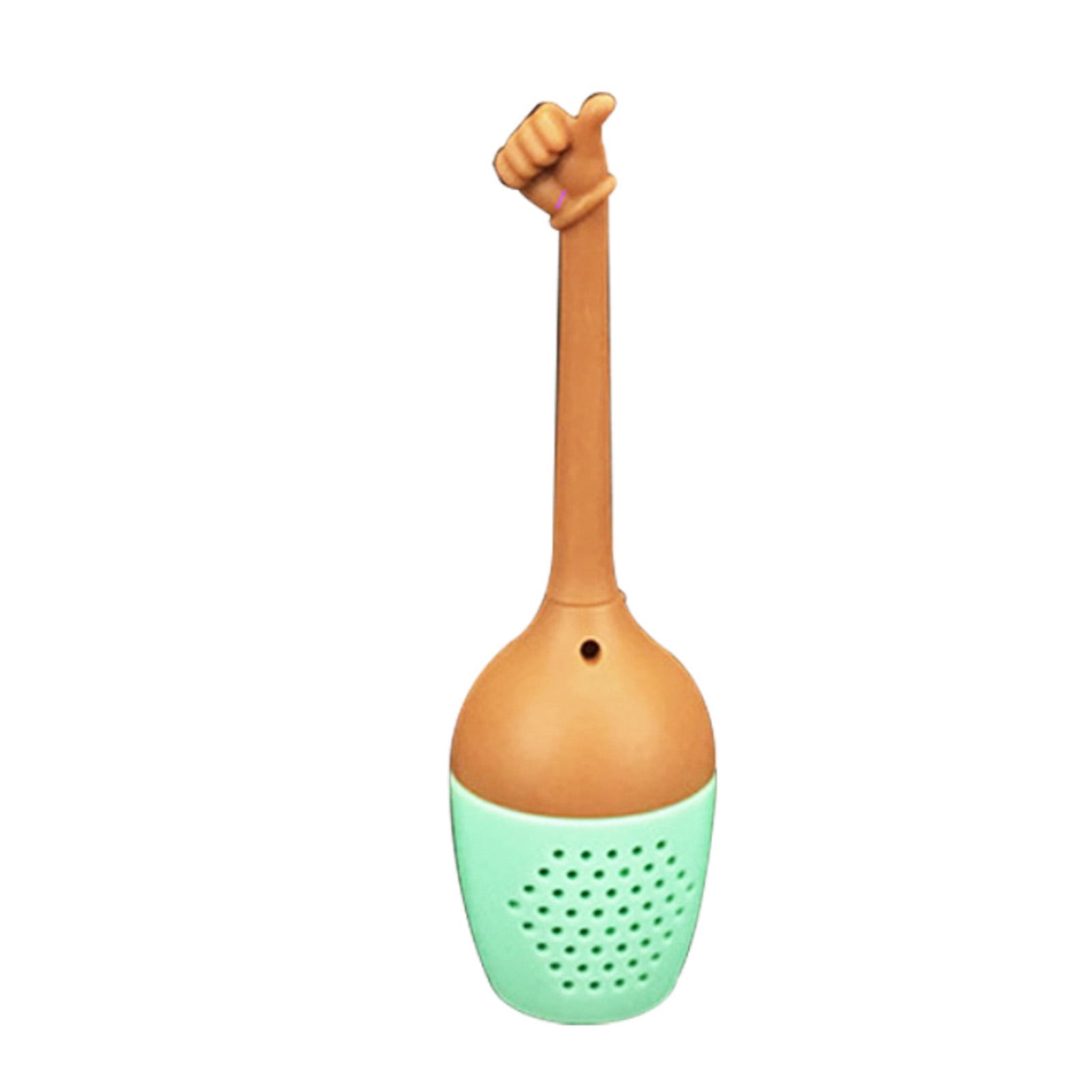 Warkul Tea Diffuser Heat Resistant Non Stick Easy To Use Silicone Funny Hand Gestures Tea