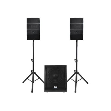 Complete Professional 2000 Watts Complete PA System 6 Ch Mixer 10 ...