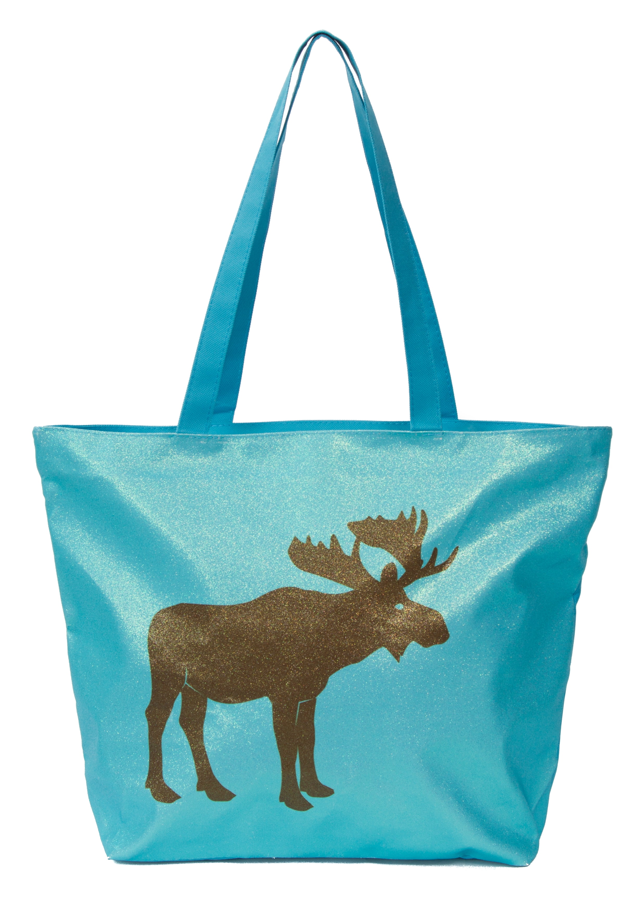 Glitter Tote Bag, Moose Tote Bag - Walmart.com