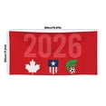 Banner Flag, 2026 USA Mexico Canada Tournament, 47.2 x 70.9 Inch 1 ...