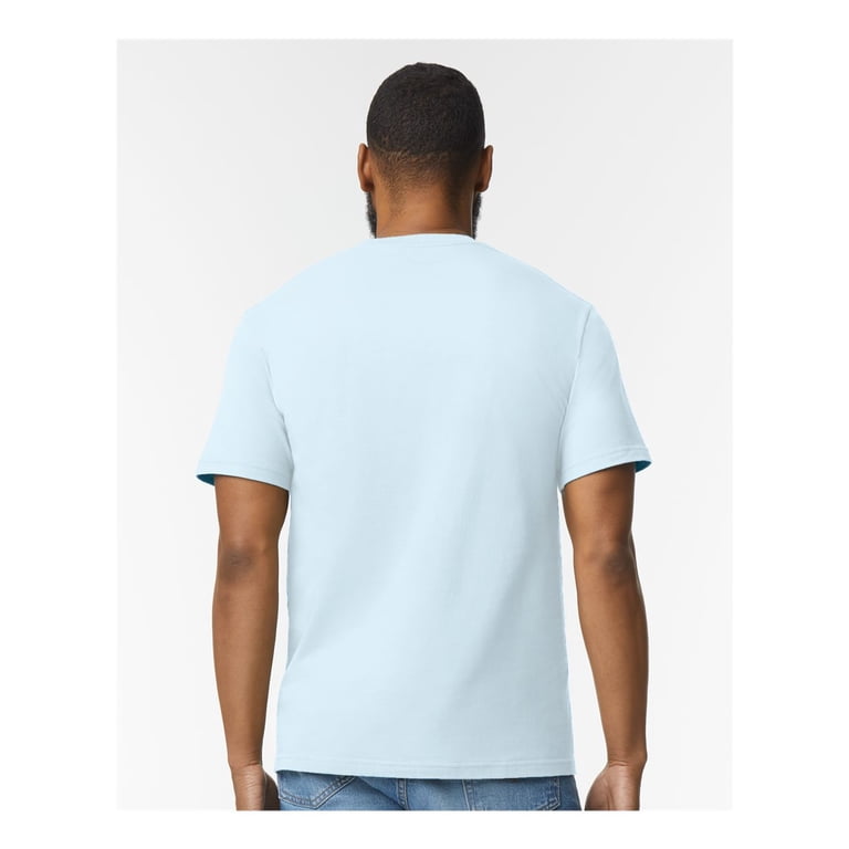 Sky Blue Shirt Back Gildan