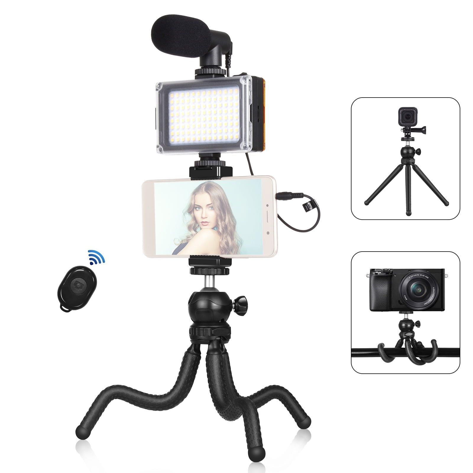 Click here for Unbranded Complete Mobile Vlogging Kit With 104-Le... prices