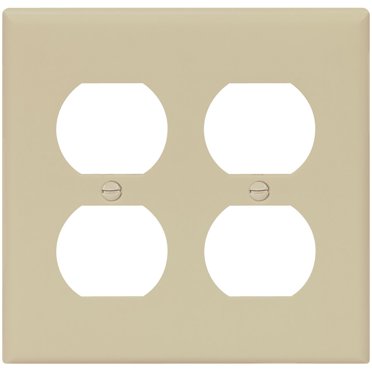 Cooper Wiring Ivry 4Gang Thermoplastic Plate PJ4V - Walmart.com